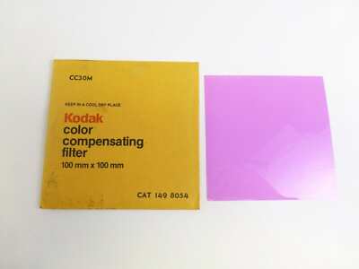 Kodak CC30M Color Compensating Filter, 100mm x 100mm, CAT1498054, in EC ...