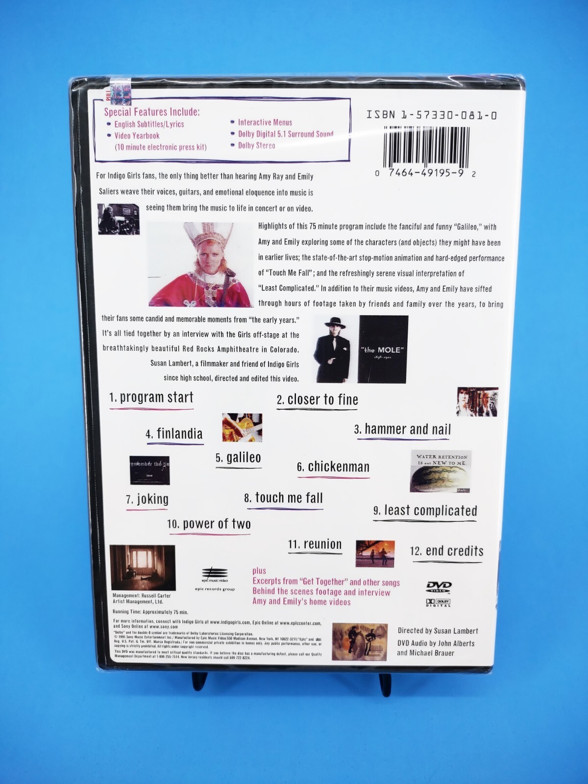 Indigo Girls - Watershed: Ten Years of Underground Video (DVD, 1998 ...