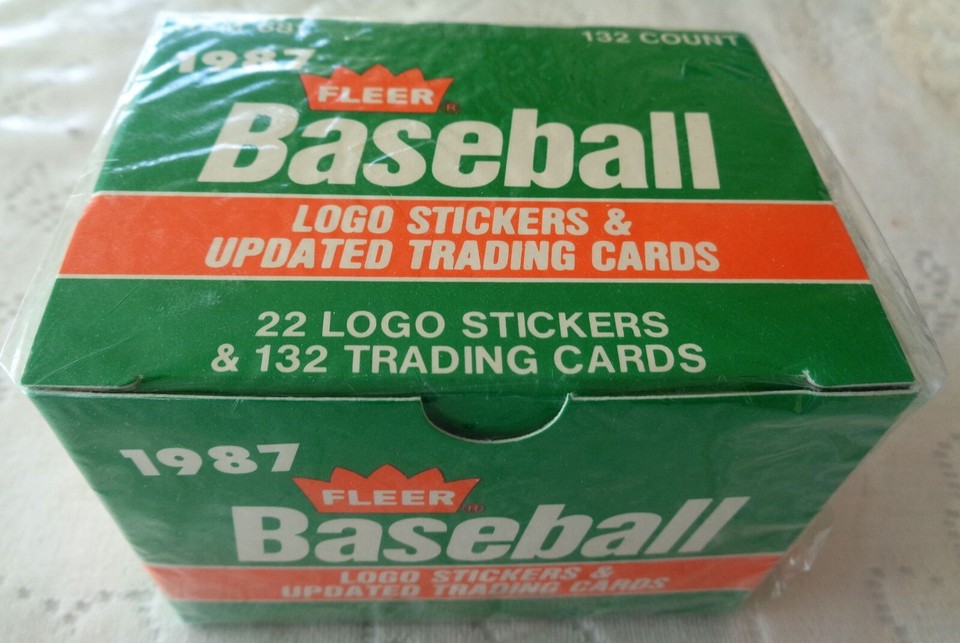Lot of 3 Boxes: 1987 Fleer Baseball Logo Stickers & Update Trading ...