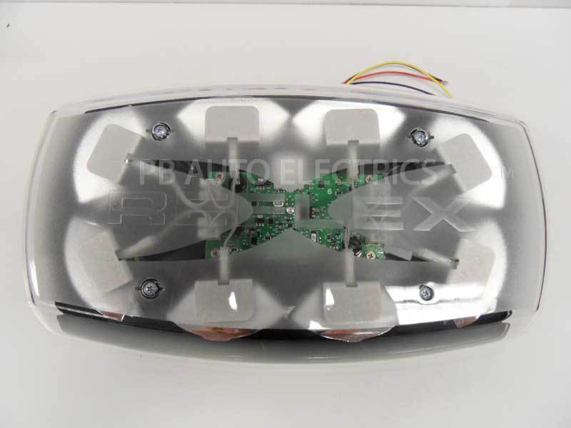 Vision Alert Dual Voltage 1 Bolt LED R65 Clear Reflex Mini Lightbar ...