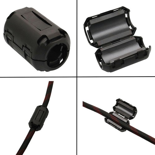 Ferrite Ring Core Clips 40PCS Set for Enhanced Electromagnetic ...