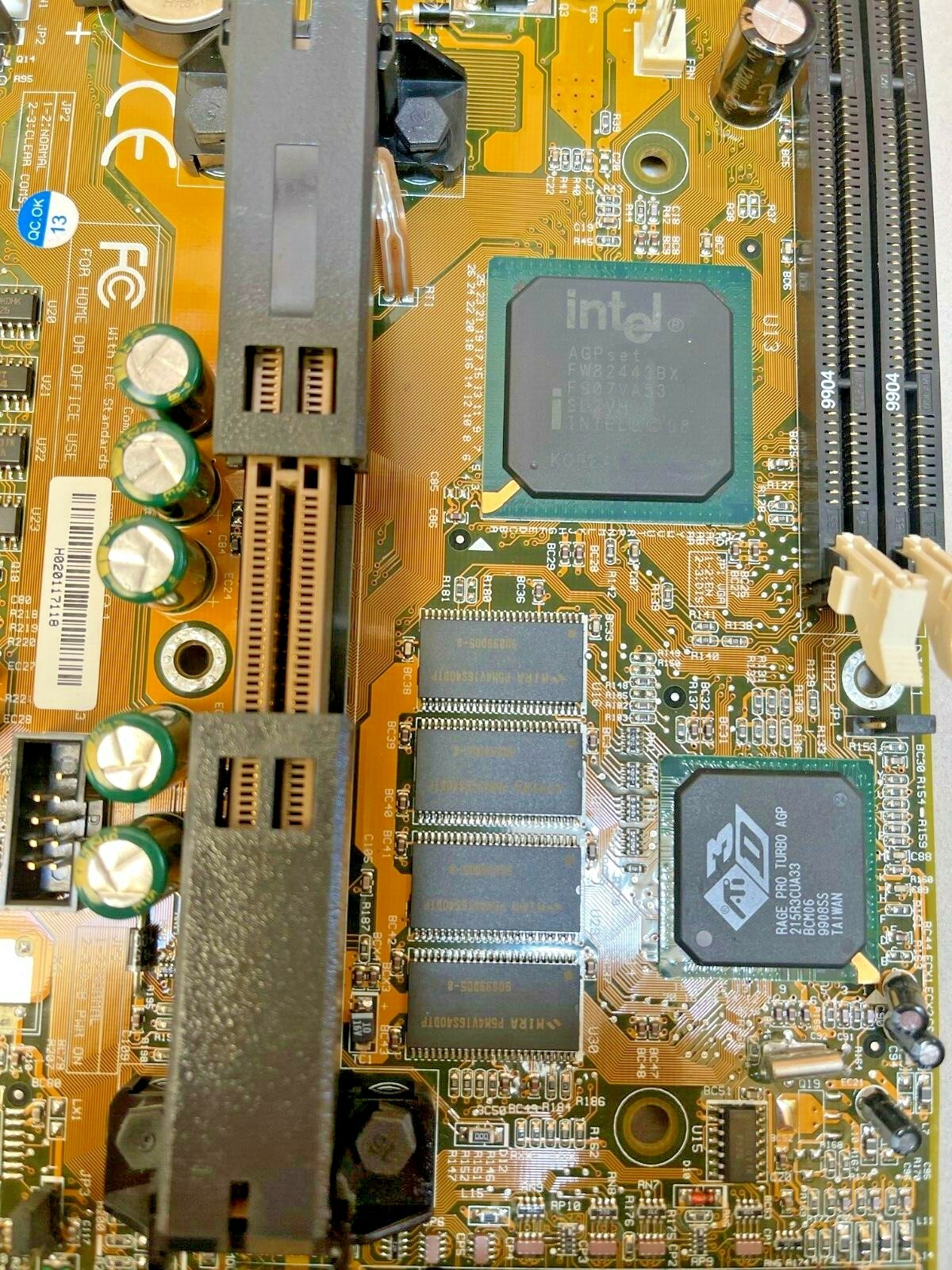 RARE VINTAGE NEW CHAINTECH CT-6BPV P2 P3 CELERON SLOT 1 NLX MB VID SND ...