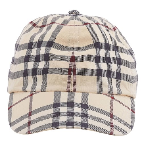 Burberry Archive Plaid-Check Cotton Baseball Cap | eBay