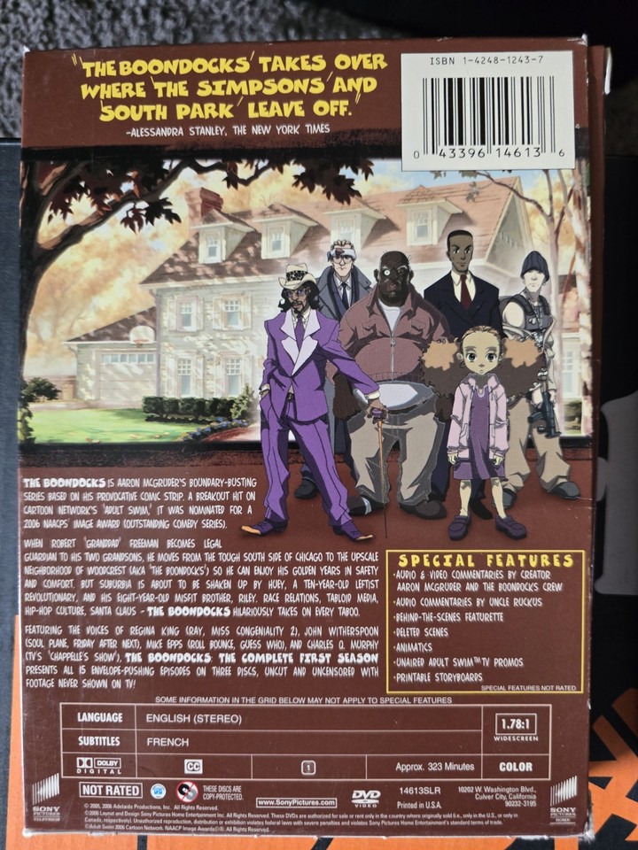The Boondocks The Complete First & Second Season DVD TV Show Season 1 ...