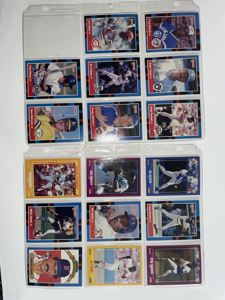 160 baseball Cards Lot, 1970s, 80s, 90s Topps, Rookies, HOF, Aaron ...