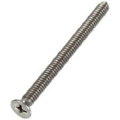 Hillman Stainless Steel Machine Screws No. 6 - 32 X 1 " Phillips Flat ...