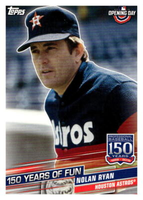 2019 Topps Opening Day 150 Years of Fun #YOF17 Nolan Ryan Insert | eBay