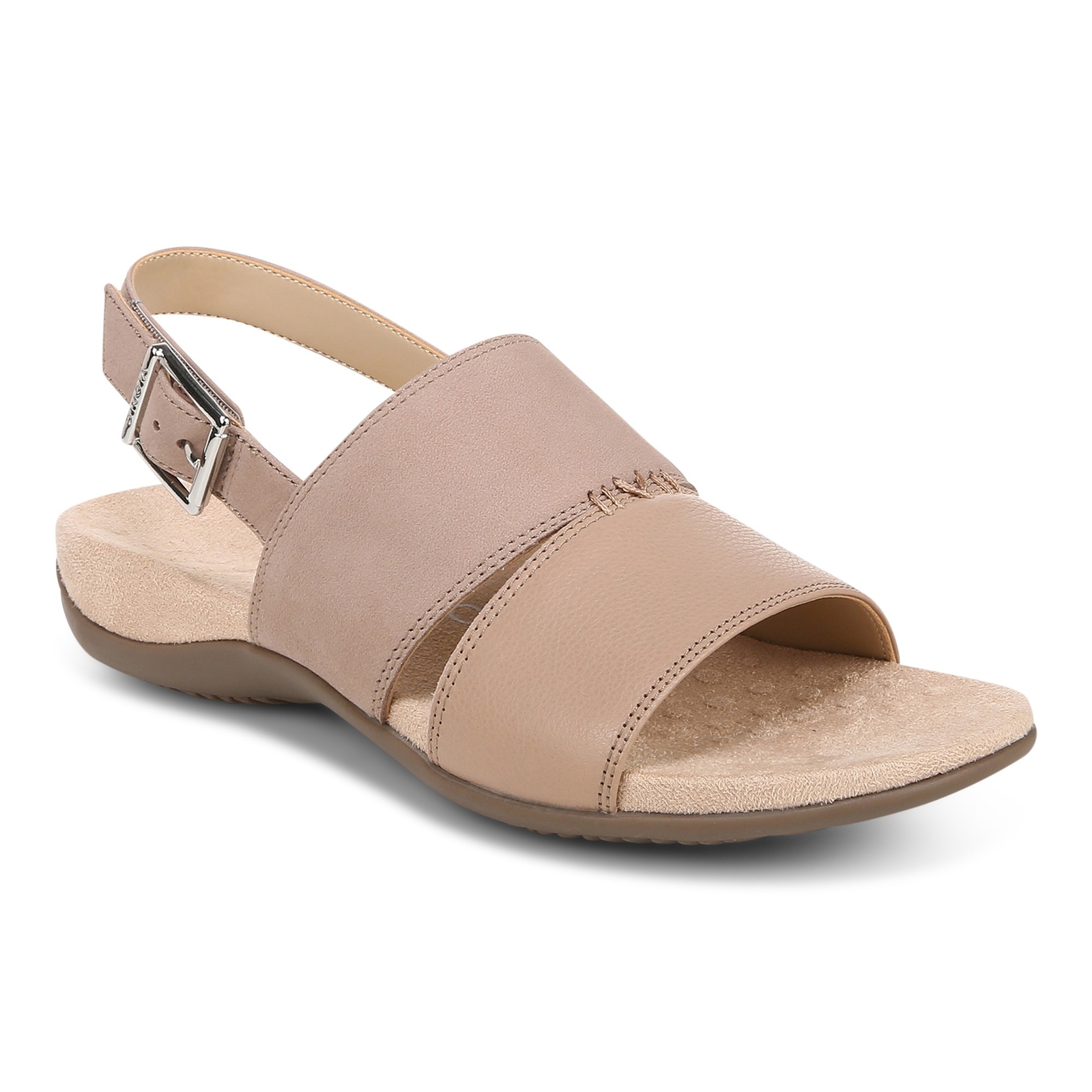 Vionic Morro Women's Slingback Comfort Orthotic Sandal Taupe - 7 Medium ...
