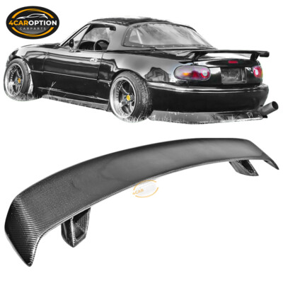 Fits 90-97 Mazda Miata MX-5 NA Trunk Spoiler Wing Carbon Fiber CF | eBay