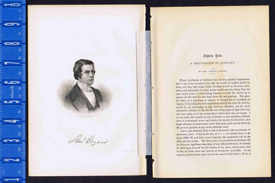 Reverend Samuel Osgood - 1855 Steel Engraved Print | eBay