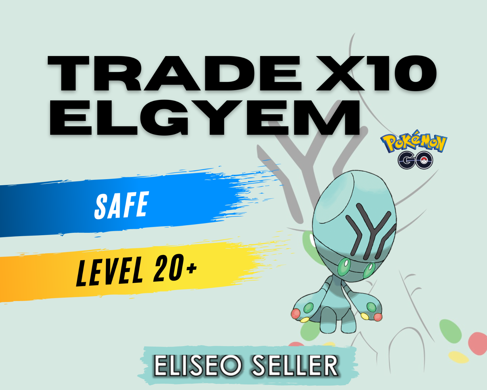 Pokemon Elgyem x10 GO - Chance Lucky - Elgyem x10 Pack | eBay