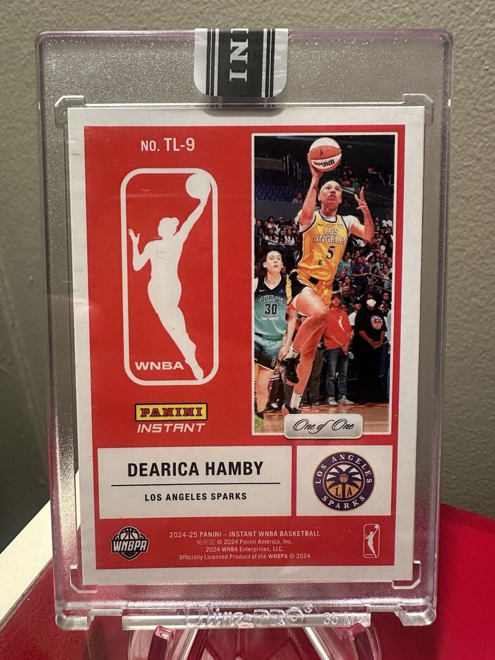 2024 Panini Instant WNBA The Logo Dearica Hamby 1/1 #TL-9 One Of One | eBay