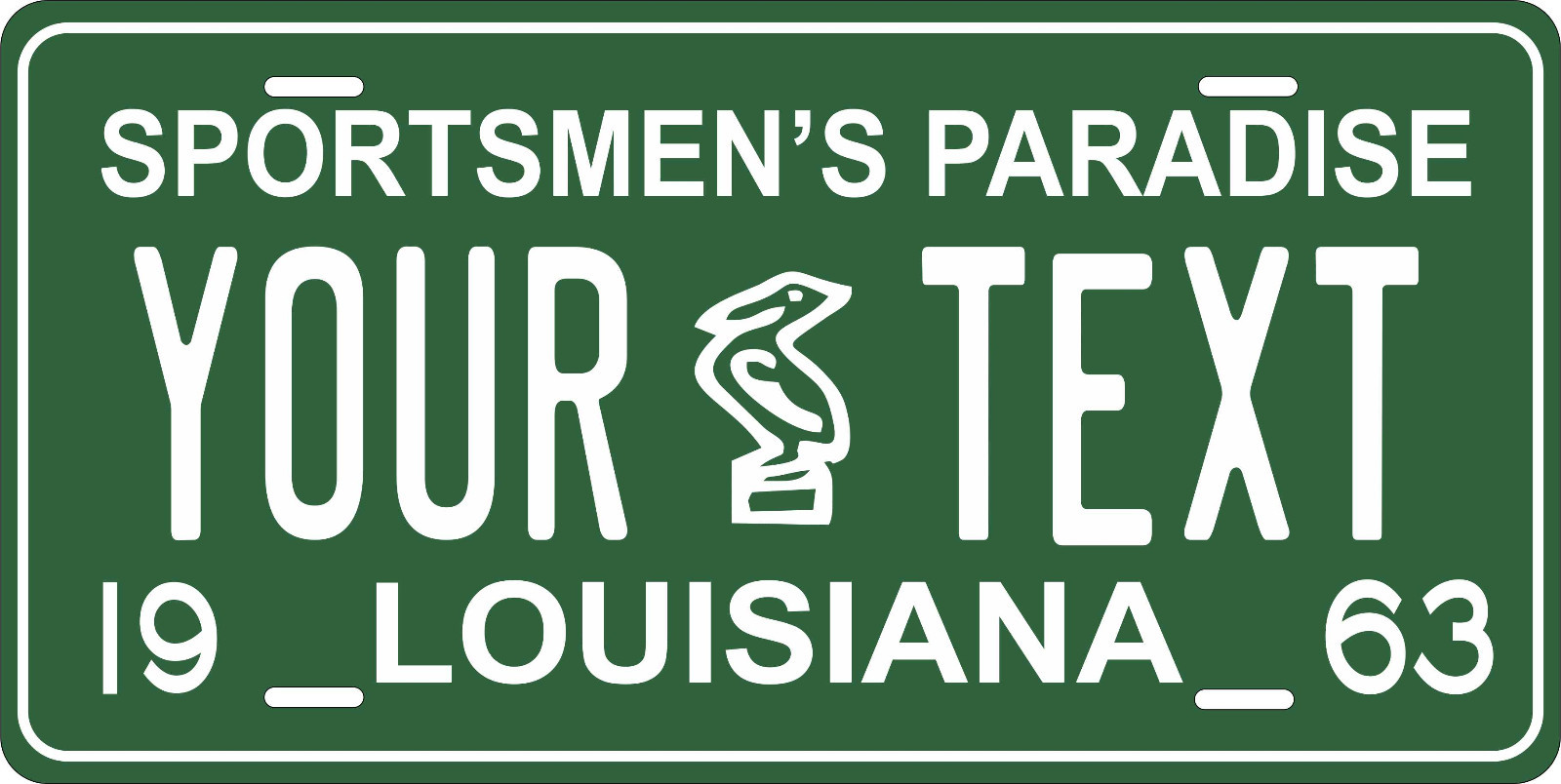 Louisiana 1963 License Plate Personalized Custom Car Bike Motorcycle ...