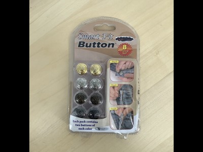 Handy Trends Smart Fit Button- Fix Popped Off Jeans Pants Shorts 8 ...