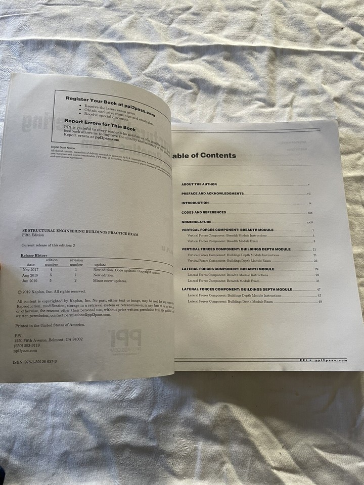 SE Structural Engineering Buildings Practice Exam - Paperback - GOOD 9781591266273| eBay