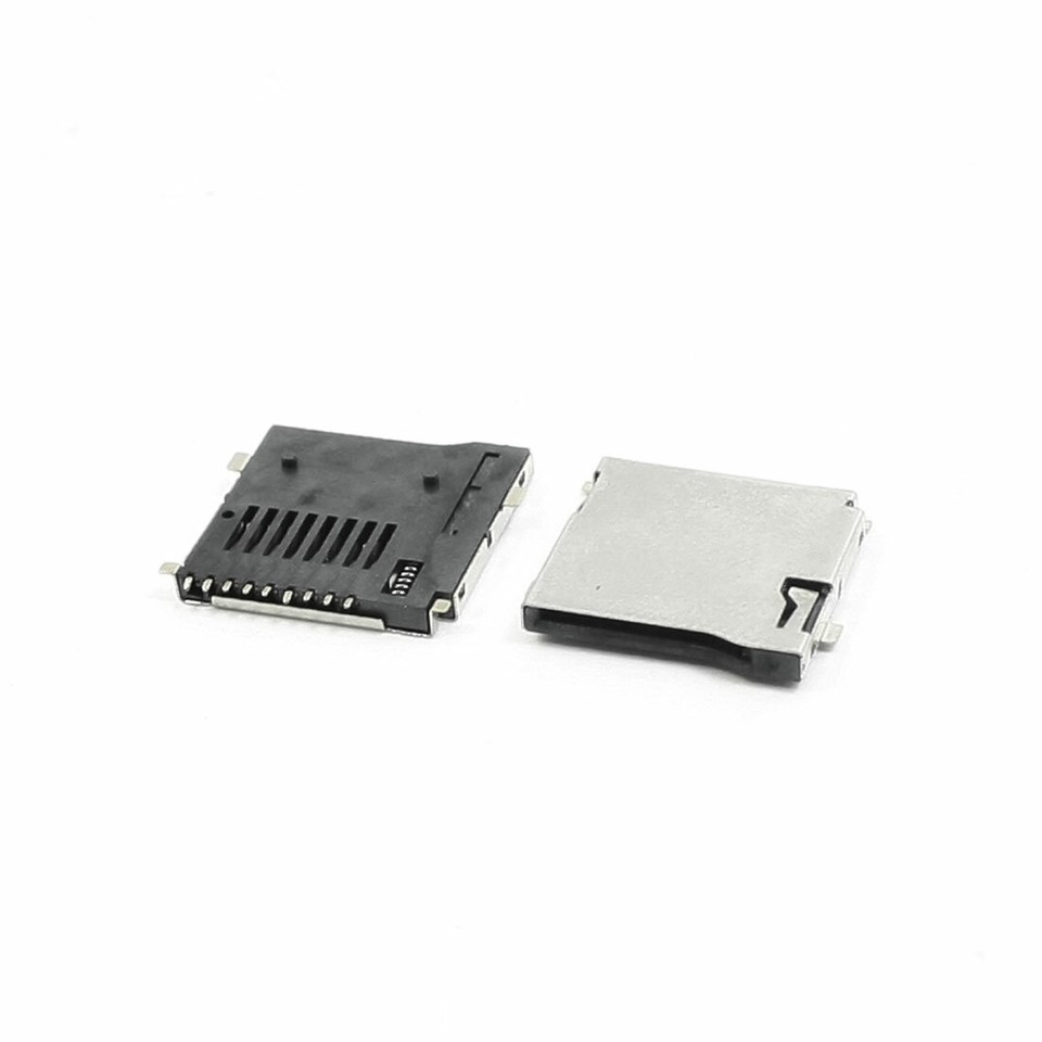 2pcs PCB Mount Push Out in Push Type Micro SD TF Card Tray for Cell ...
