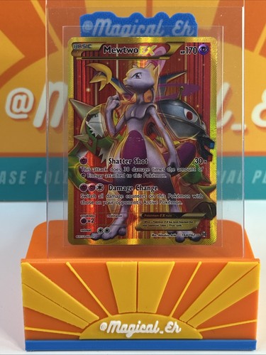 Mewtwo EX 164/162 Secret Rare Pokemon TCG 2015 XY BREAKthrough DMG ...