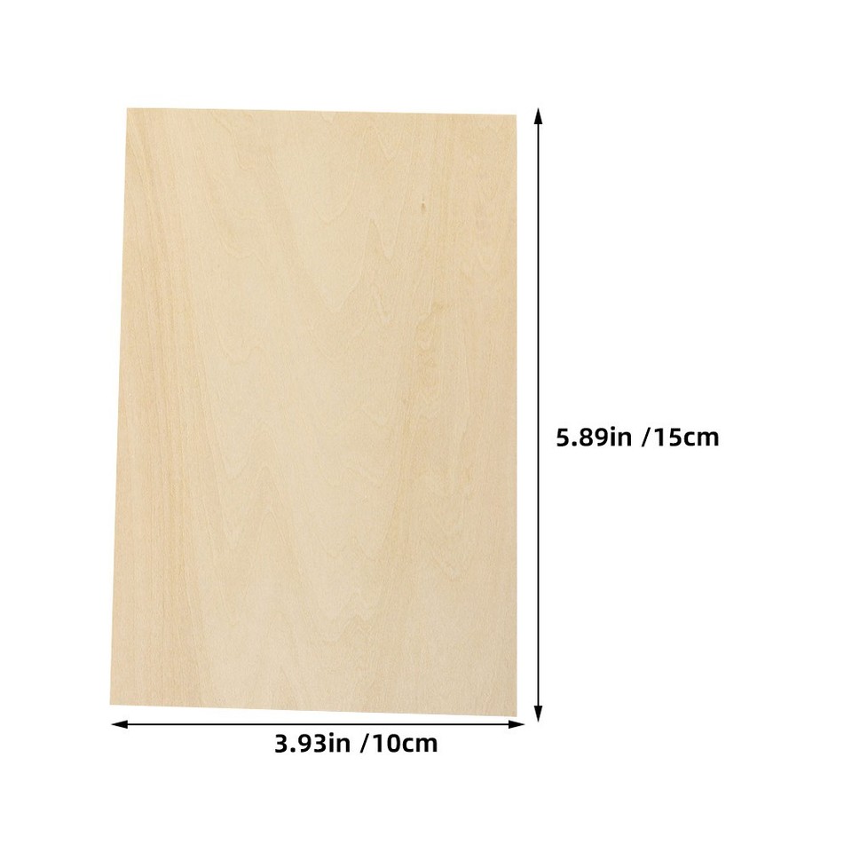 24 Pcs Handcrafted Wooden Boards Wooden Planks Unfinished Blank Wood ...