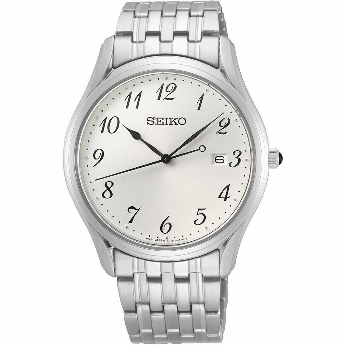 Seiko Silver Men's Watch - SUR299 for sale online | eBay
