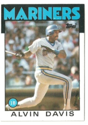 ALVIN DAVIS SEATTLE MARINERS #440 - TOPPS NM-MT 1986 | eBay