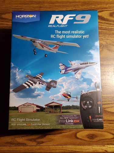RF 9 RC Flight Simulator With interlink DX ControllerE | eBay