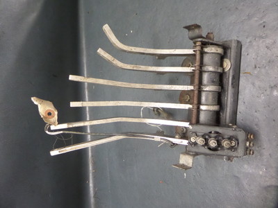 PIPER PA-23-250 AZTEC AIRCRAFT THROTTLE POWER CONTROL QUADRANT WITH GO ...