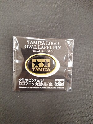 Tamiya Tamiya Pin Badge Logo Mark Round Black/Gold Original Goods 67510 ...