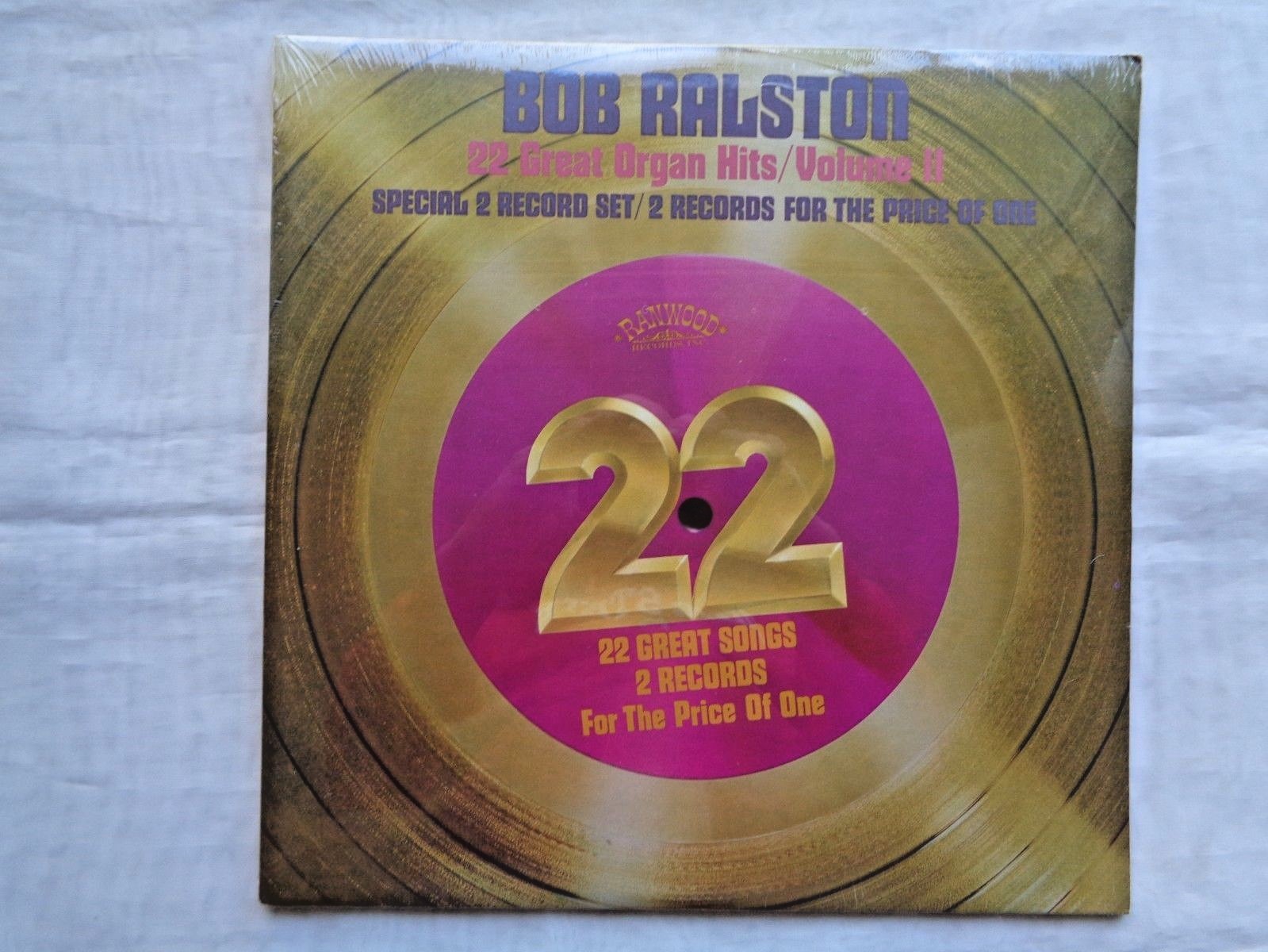 Bob Ralston 22 Great Organ Hits Volume II 1982 Ranwood R-7021 2 LPs ...