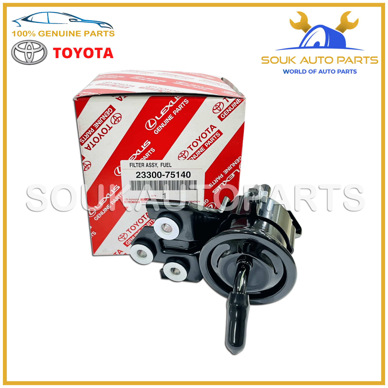 23300-75140 Genuine Toyota FILTER, FUEL (FOR EFI) 2330075140 OEM | eBay