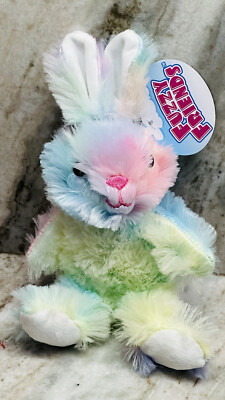 Fuzzy Friends Plush Baby Multicolor Bunny Stuffed Animal-Easter ...