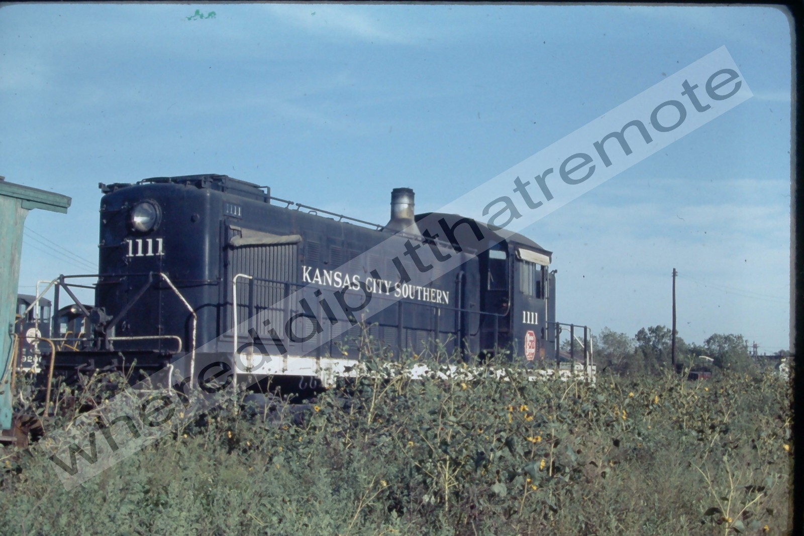 Orig. Slide Kansas City Southern KCS 1111 Alco RS1 Argo ILL 10-1968 | eBay