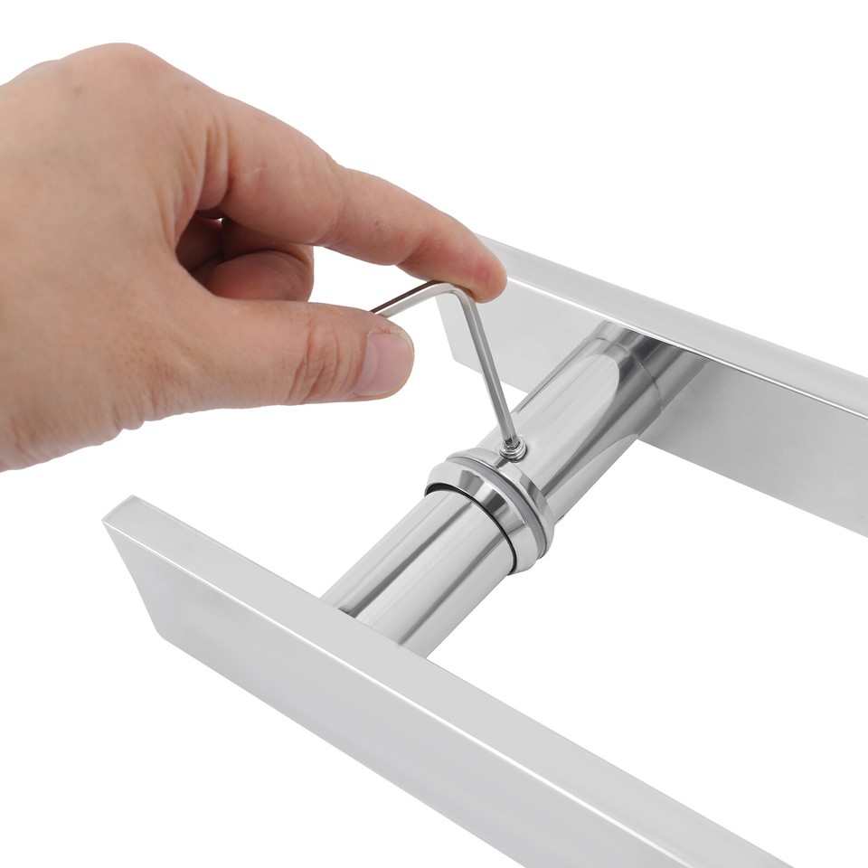 Pair of Pull Push Sliding Barn Door Handles, Commercial H Shape Door ...