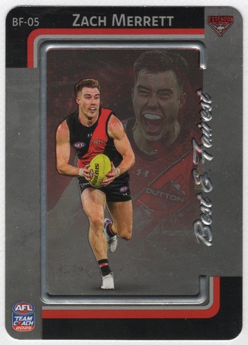 2025 AFL TEAMCOACH SILVER CARD [BEST & FAIREST] - BF-05 Zach MERRETT ...