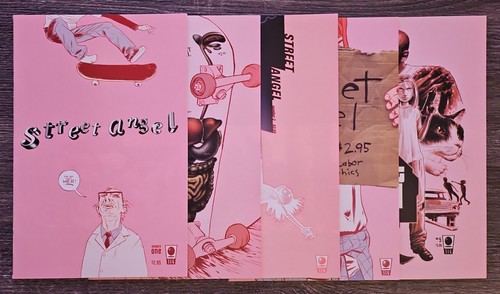 STREET ANGEL #1-5 - JIM RUGG + CARTOONIST KAYFABE - Complete Series Set ...