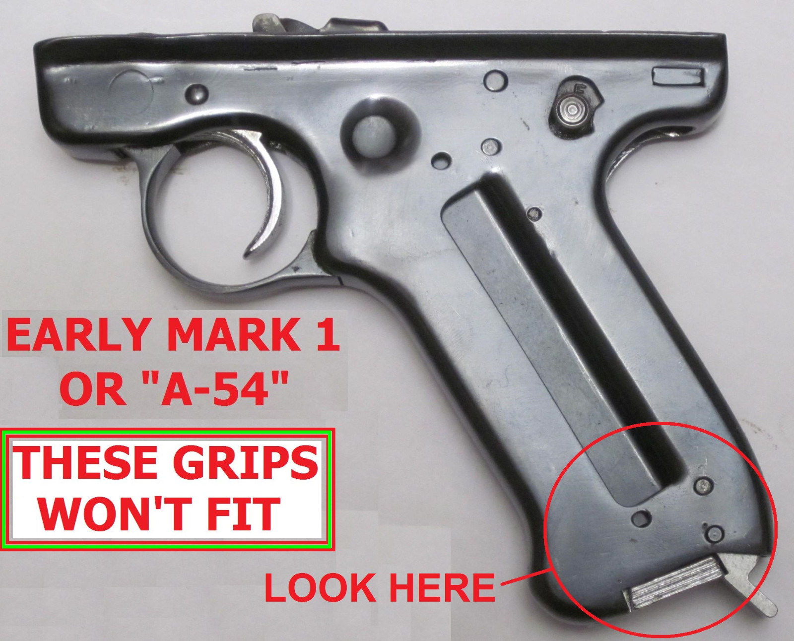 Volquartsen RIGHT HAND Ruger Mark 3 Volthane Rubber Grips grip MK III ...