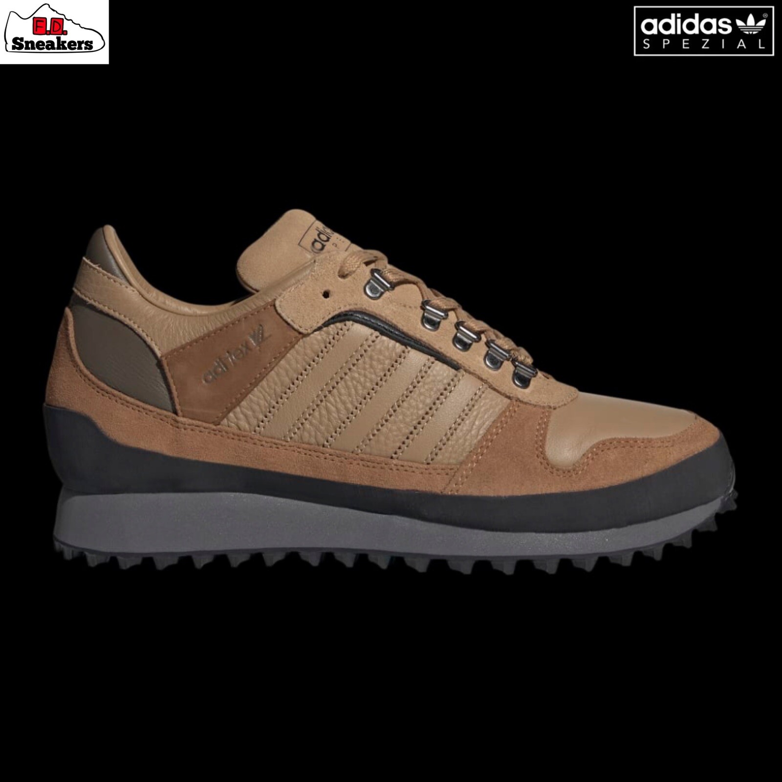 adidas Hiaven Spezial Timber Brown Shoes HQ1133 | Foot Kits UK ...