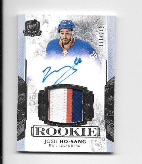 2017-18 Upper Deck The Cup RPA Rookie Patch Auto /249 Josh Ho-Sang | eBay
