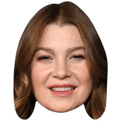 Ellen Pompeo (Smile) Celebrity Mask, Flat Card Face | eBay