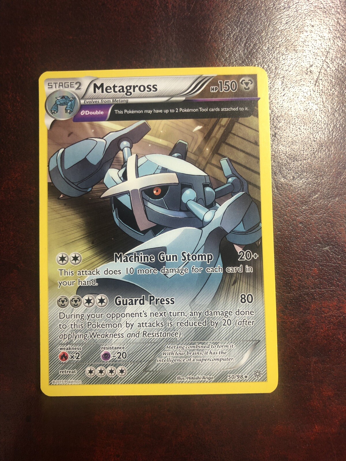 Full Art Rare Metagross Pokemon Card - Great Condition - Free Shipping ...