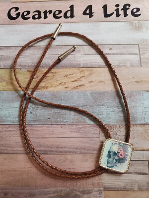 Handmade Skull Woman Concho Unisex Bolo - Bolo Tie - Skull Necklace ...