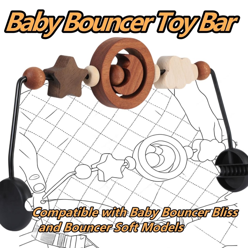 Toy Bar Compatible with Baby Bjorn Bouncer Toy Bar for Baby Bouncer ...
