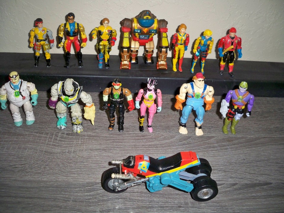 LJN BIONIC SIX 6 FULL SET OF FIGURES SOME ACC BIKE KLUNK JACK JD ...