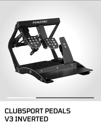 Fanatec ClubSport V3 Pedals Inverted, New, PC Compatible | eBay
