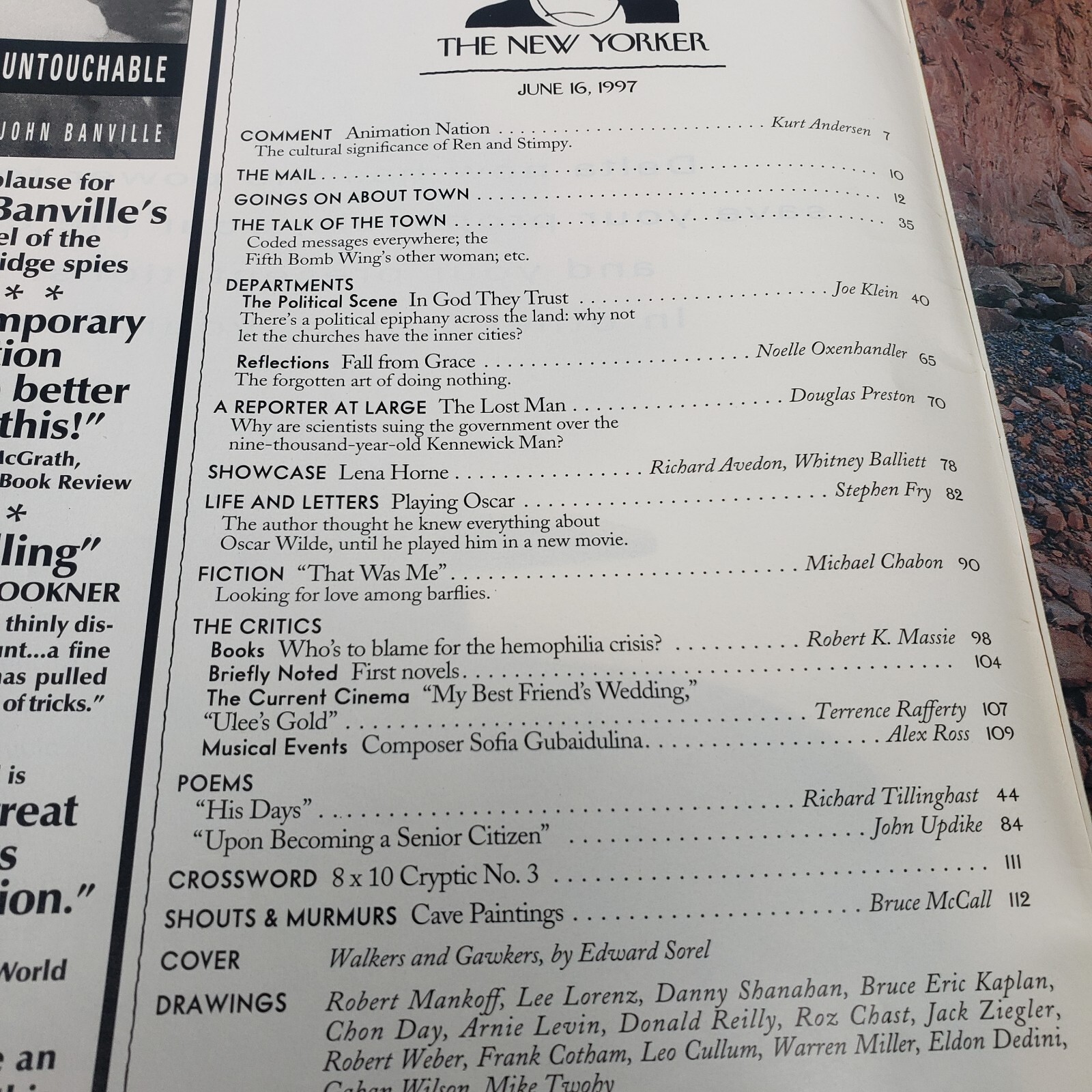 The New Yorker Full Magazine June 16 1997 Walkers, Gawkers by Edward ...