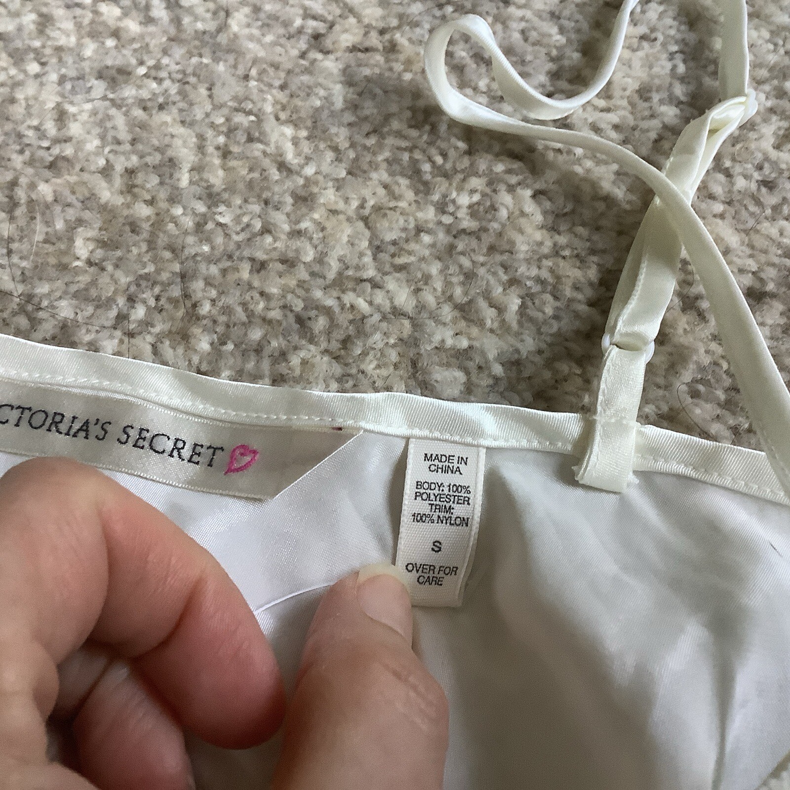 NOS VTG 90s Victoria’s Secret Sexy Satin Embellished … - Gem