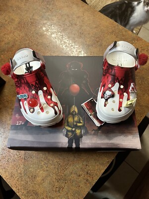 Crocs All-Terrain Clog 'Horror Pack - Pennywise' IT !!! SIZE 11 BRAND ...