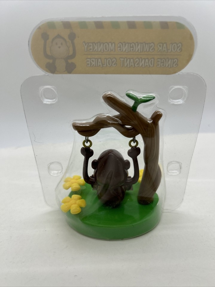 SOLAR POWERED SWINGING MONKEY JUNGLE ZOO SAFARI KID'S ROOM NEW | eBay