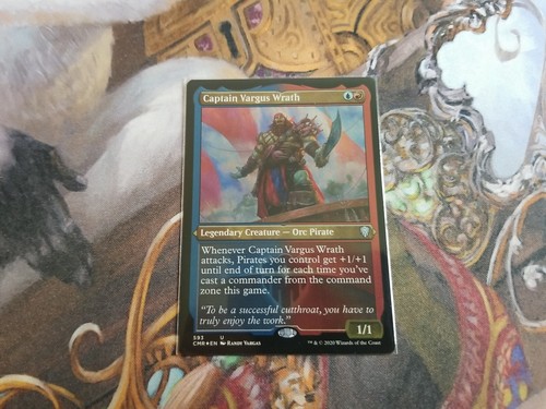 Captain Vargus Wrath Foil Etched MTG Commander Legends - Unplayed - | eBay