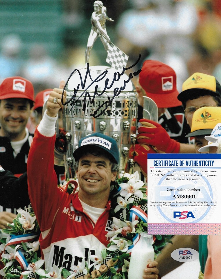 RICK MEARS Signed Autographed 8x10 Photo PSA/DNA COA Indy Car | eBay