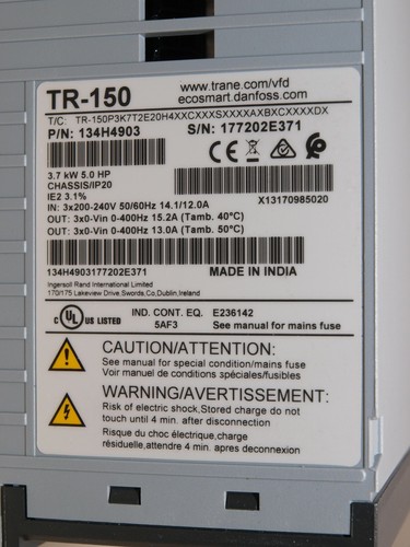 Trane Tr-150 134h4930 VFD Drive Control Unit T173192 for sale online | eBay